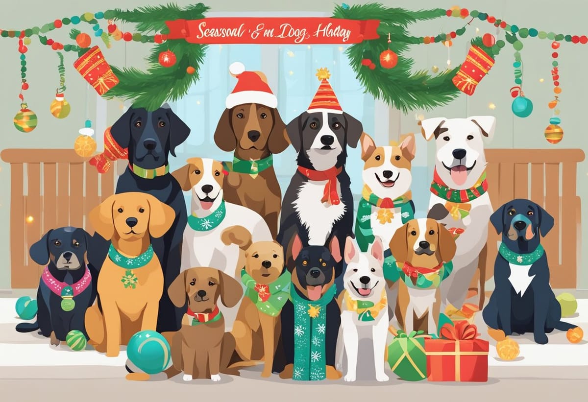 Christmas-Inspired Dog Names: The Name List for Festive Pups